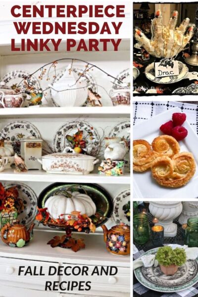 Fall Centerpiece Wednesday Linky party - Karins Kottage